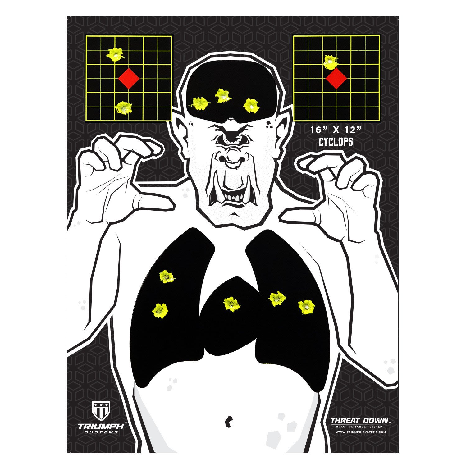 Triumph Visual Vital Cyclops Splatter Targets, 5-pk - Lanz Shooting ...
